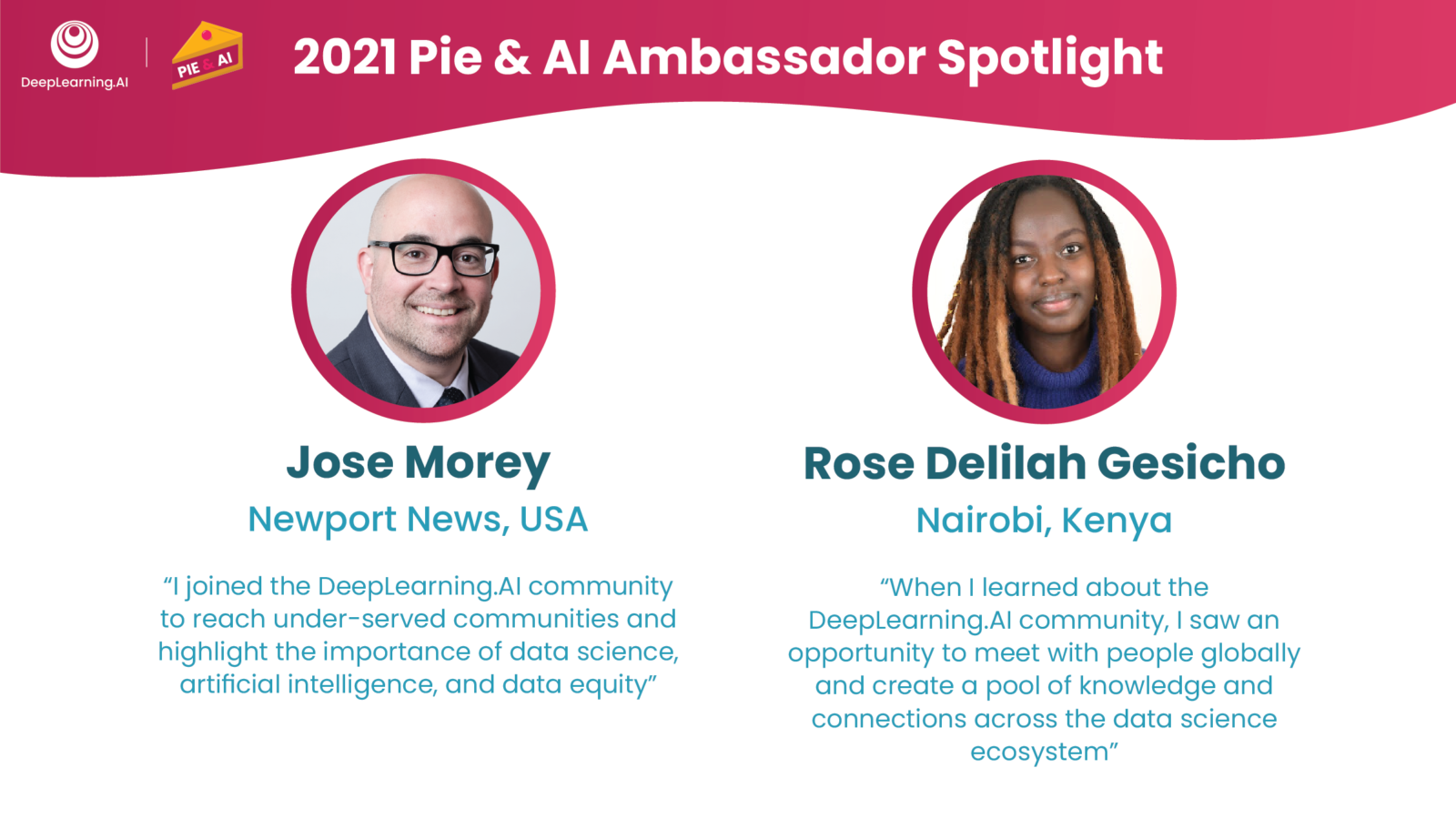 DeepLearning.AI Event Ambassador Spotlight | J Morey & Rose Delilah